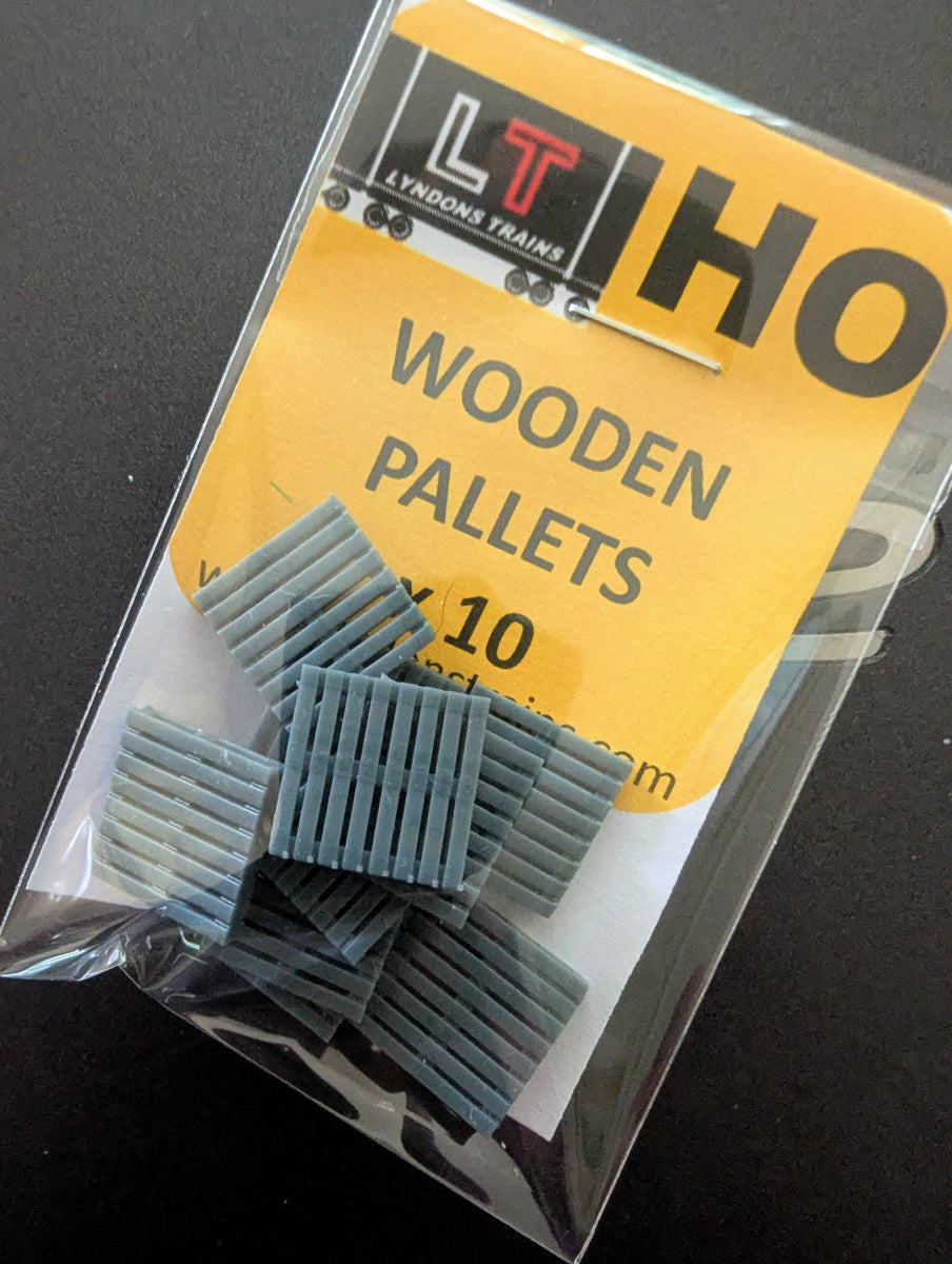 HO Scale Wooden Pallets 10 Pack – Lyndons Trains