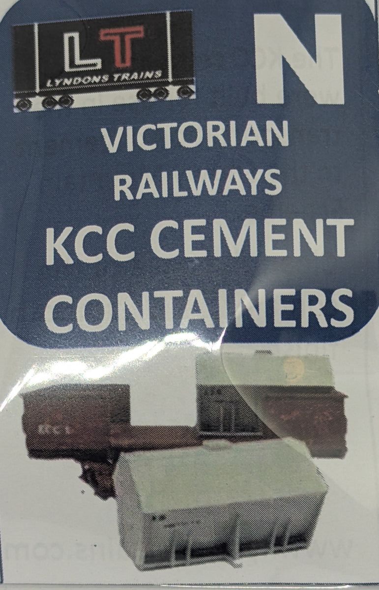 N Scale KCC Cement Container twin pack – Lyndons Trains